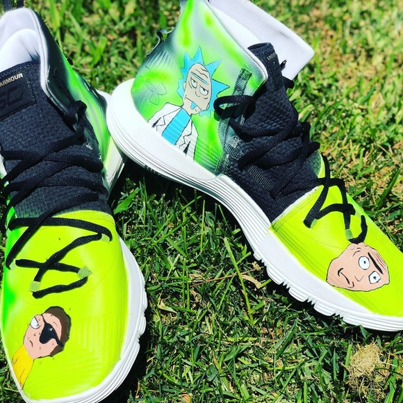 Shoes | Custom Rick And Morty Under Armour | Poshmark